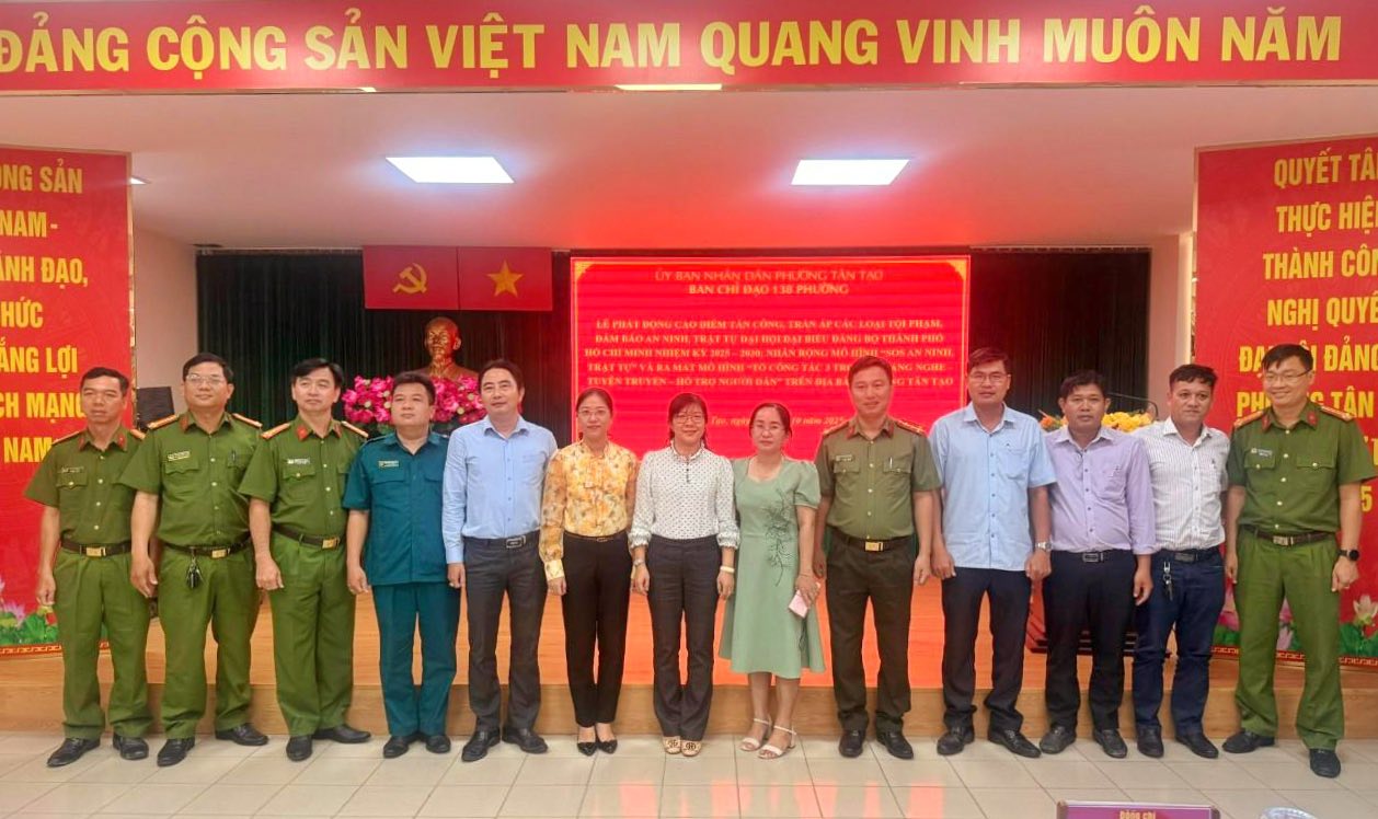 CÔNG AN PHƯỜNG TÂN TẠO RA QUÂN TRẤN ÁP TỘI PHẠM, BẢO ĐẢM AN NINH, AN ...